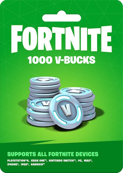 Fortnite V-Bucks Gift Cards Online in India – 1000 to 5000 V-Bucks ...