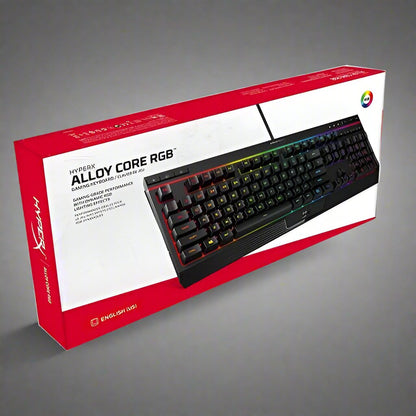HyperX Alloy Core RGB Gaming Keyboard (Membrane Switches) – Simply Gaming