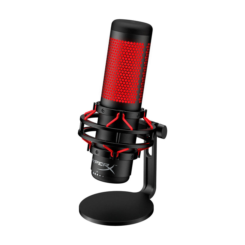 HyperX Quadcast Microphone (Black) – 4 Polar Patterns, USB – Simply Gaming