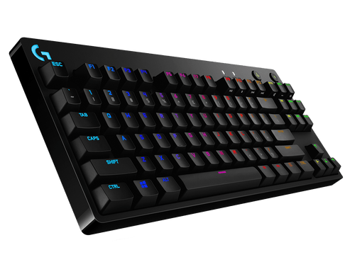 Logitech G Pro Gaming Keyboard GX Blue Clicky Switches – Tenkeyless ...